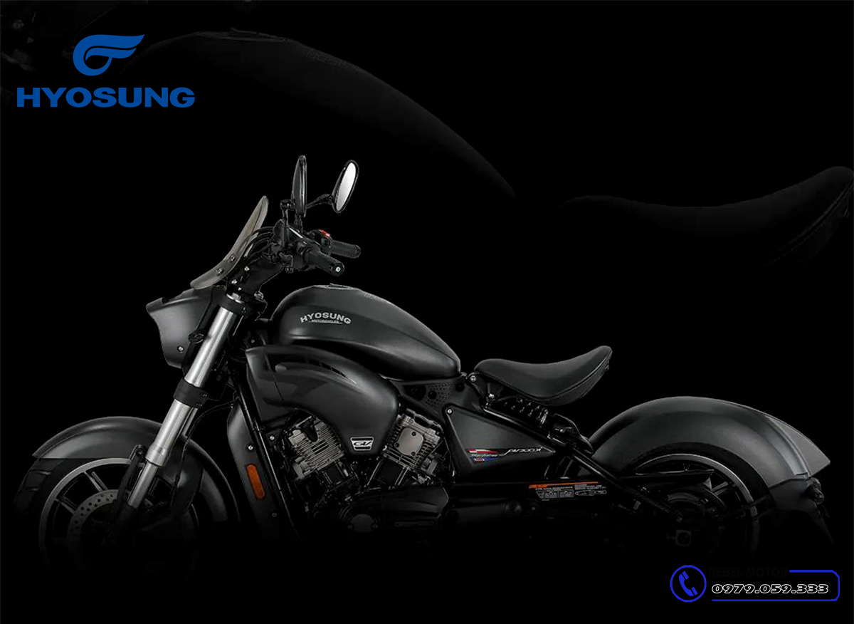 Hyosung GV300R 2023, Cruiser pha lẫn phong cách Bobber, dành cho giời trẻ